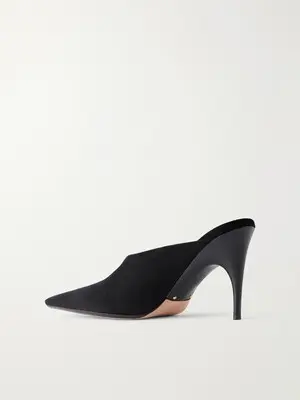 Balenciaga Duchesse Suede Mules