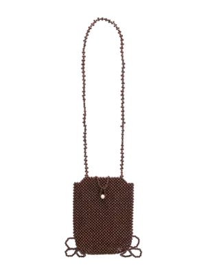 LEMAIRE Grigri Wooden-bead Crossbody Bag