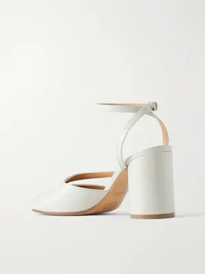 MAISON MARGIELA Tabi Split-toe Leather Pumps - Gray