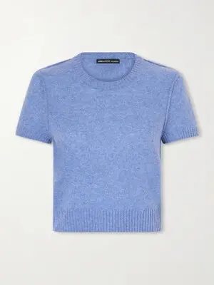 JAMES PERSE Cashmere T-shirt - Blue