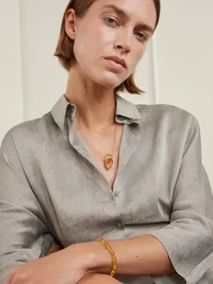 Jia Jia Oracle 14-karat Gold Citrine Bracelet - Orange