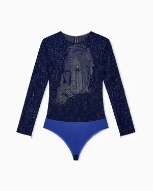 Giorgio Armani Bodysuit With Rhinestones