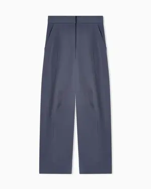Giorgio Armani Technical-cady Wide-leg Trousers