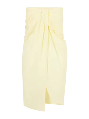 Jacquemus La Jupe Sheer Pareo - Yellow