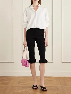 Jacquemus Le Bambino Chaîne Raffia-effect Shoulder Bag - Pink