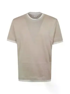 Eleventy Layered T-shirt - Neutrals