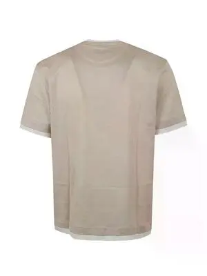 Eleventy Layered T-shirt - Neutrals