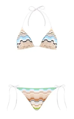 Missoni Knit Triangle Bikini - Multi