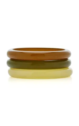 BEN-AMUN Set-of-three Resin Bangles