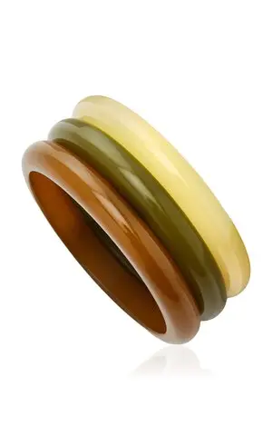 BEN-AMUN Set-of-three Resin Bangles