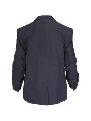 Dorothee Schumacher Single-breasted Ruched-sleeve Blazer