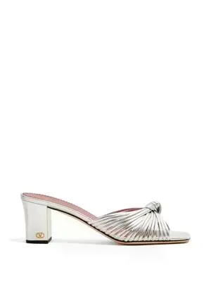 Valentino Garavani Metallic Mules Clogs For Women