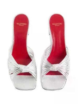 Valentino Garavani Annet Slide Sandals - Silver