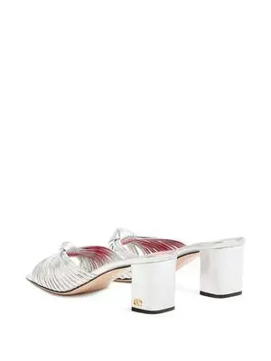 Valentino Garavani Annet Slide Sandals - Silver