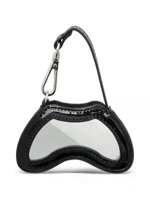 DIESEL® Oval D Bag Charm - Black