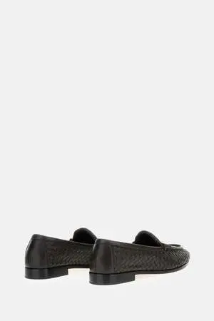 Bottega Veneta Silenzio Moccasins - Brown