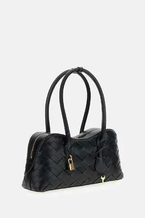 Stella McCartney Ryder Medium Woven Bag - Black