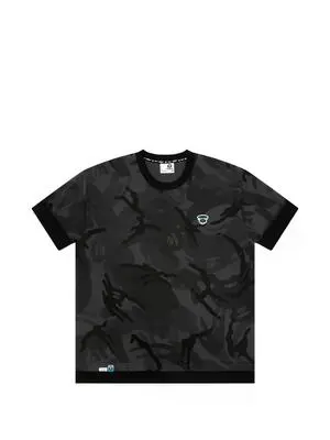 AAPE BY *A BATHING APE Camo-print Logo-patch T-shirt