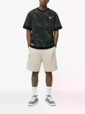 AAPE BY *A BATHING APE Camo-print Logo-patch T-shirt