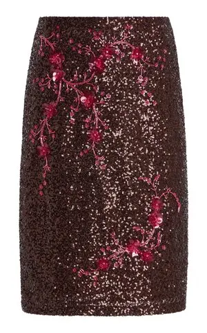 DES_PHEMMES DES_PHEMMES Exclusive La Isla Classic Longuette Skirt
