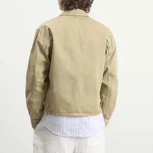 Auralee Garment-dyed Finx Light Chino Blouson - Beige