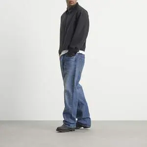 Visvim Social Sculpture 01 Wide Damaged Jeans - Indigo