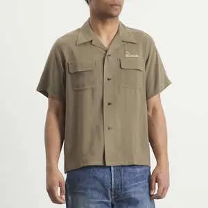 Visvim Judd Short Sleeve Shirt - Brown