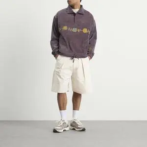 STORY MFG. Hand Embroidered Lush Carpenter Shorts