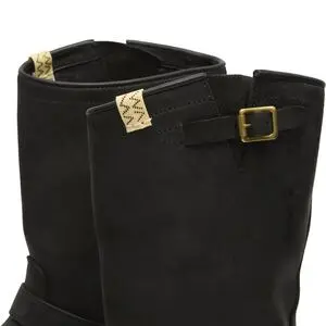 Visvim Folk Buckle Ankle Boot - Black