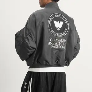 Adidas X Willy Chavarria Satin Bomber Jacket
