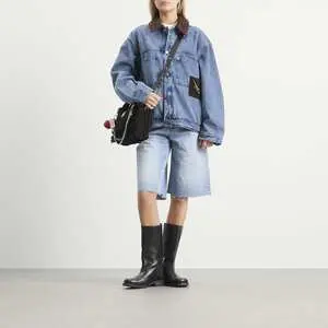 CHARLES JEFFREY Apple Charm Bucket Bag - Black