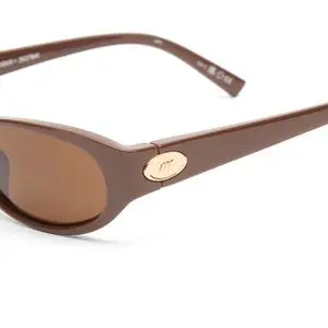 Le Specs Popalicious Sunglasses - Cocoa/brown Mono