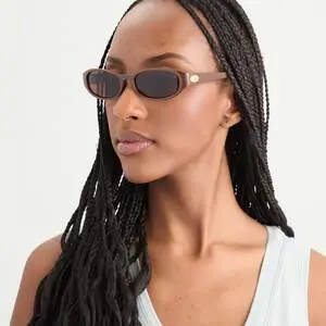 Le Specs Popalicious Sunglasses - Cocoa/brown Mono