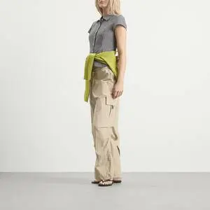 DUNST Checked Cotton Blouse