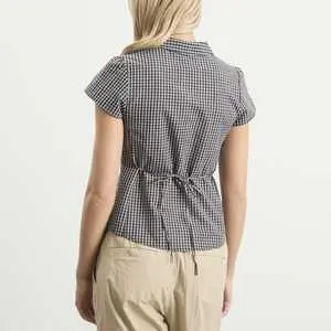 DUNST Checked Cotton Blouse