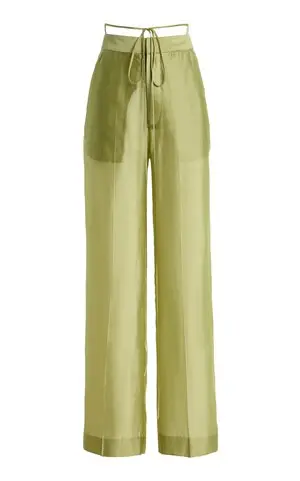 SIRAPOP Sally Organza Pants - Green