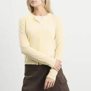 DUNST Cardigan - Soft Yellow