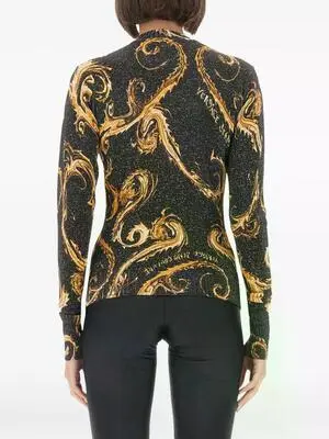 Versace Printed Sweater - Black