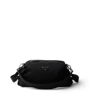 Prada Re-nylon And Leather Bag - Black