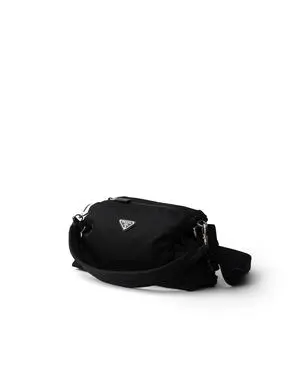 Prada Re-nylon And Leather Bag - Black