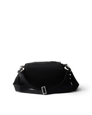Prada Re-nylon And Leather Bag - Black