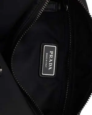Prada Re-nylon And Leather Bag - Black