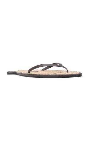 Staud Fish Flop Leather Flip Flops