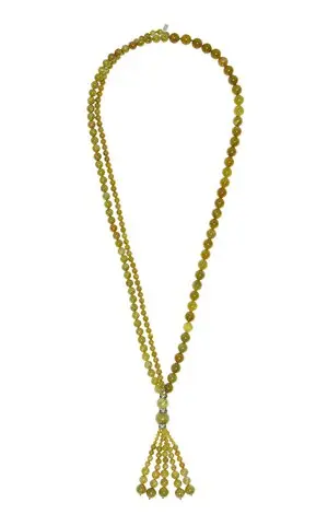 Le Sundial La Isla Venice Opera Avventurine Necklace