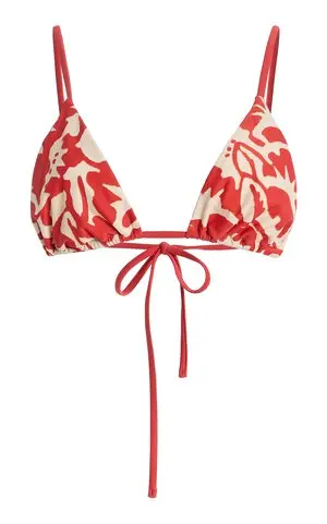 SIR. Exclusive String Bikini Top - Red