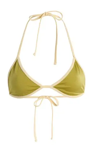 Ay Que Calor Exclusive La Isla Lea Bikini Top - Green