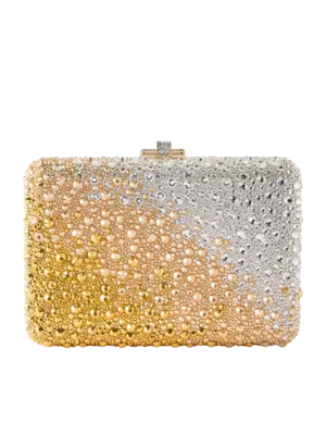 Judith Leiber Slim Slide Clutch - Gold