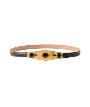 SONIA PETROFF Eterna Leather And Resin Belt - Black