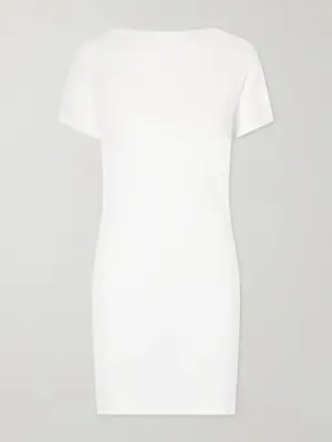 Jacquemus La Robe Mistral Open-back Crepe Mini Dress - White