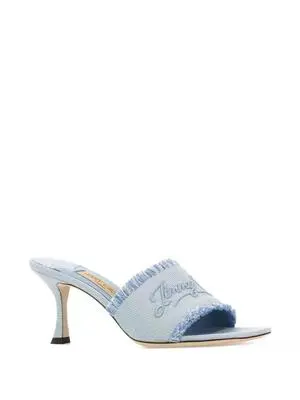 JIMMY CHOO Alexia Frayed Sandals